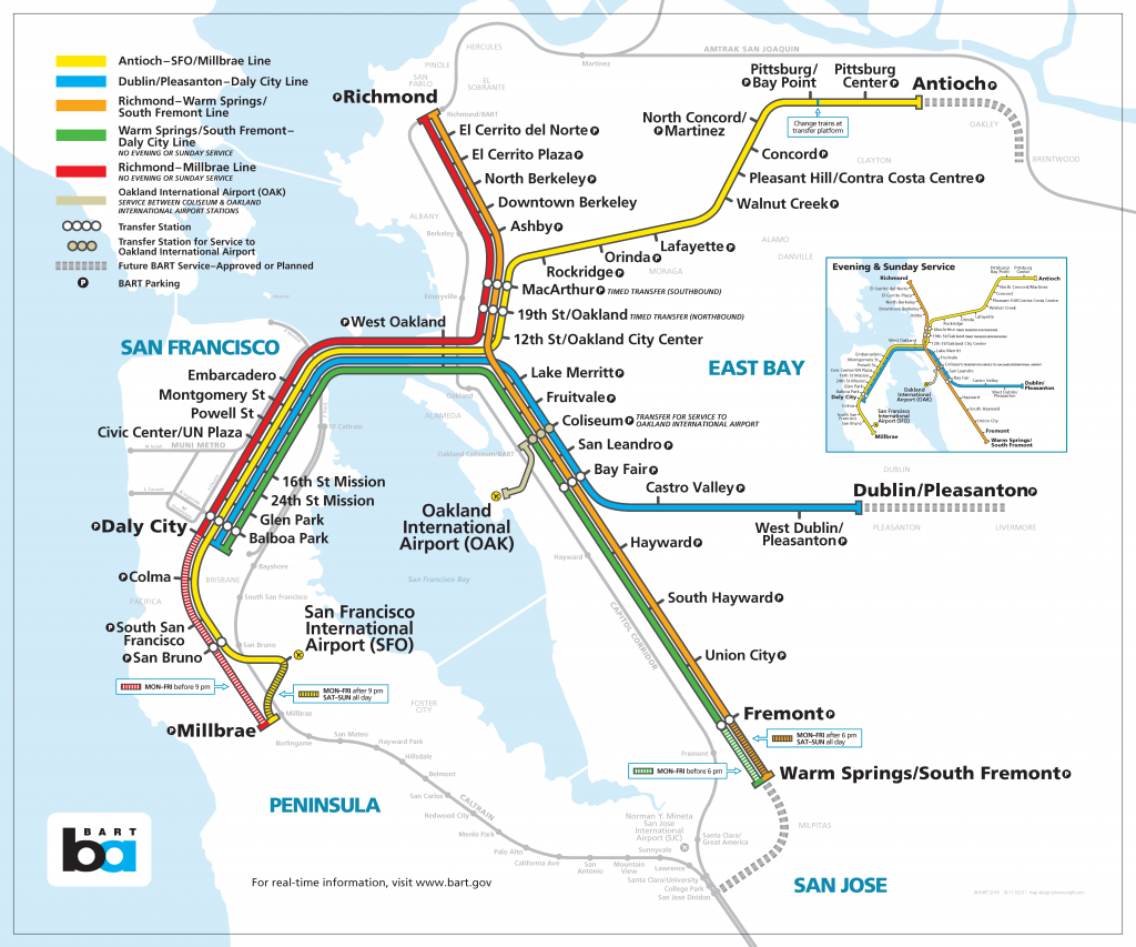 Current BART System Map Hensolt SEAONC Legacy Project