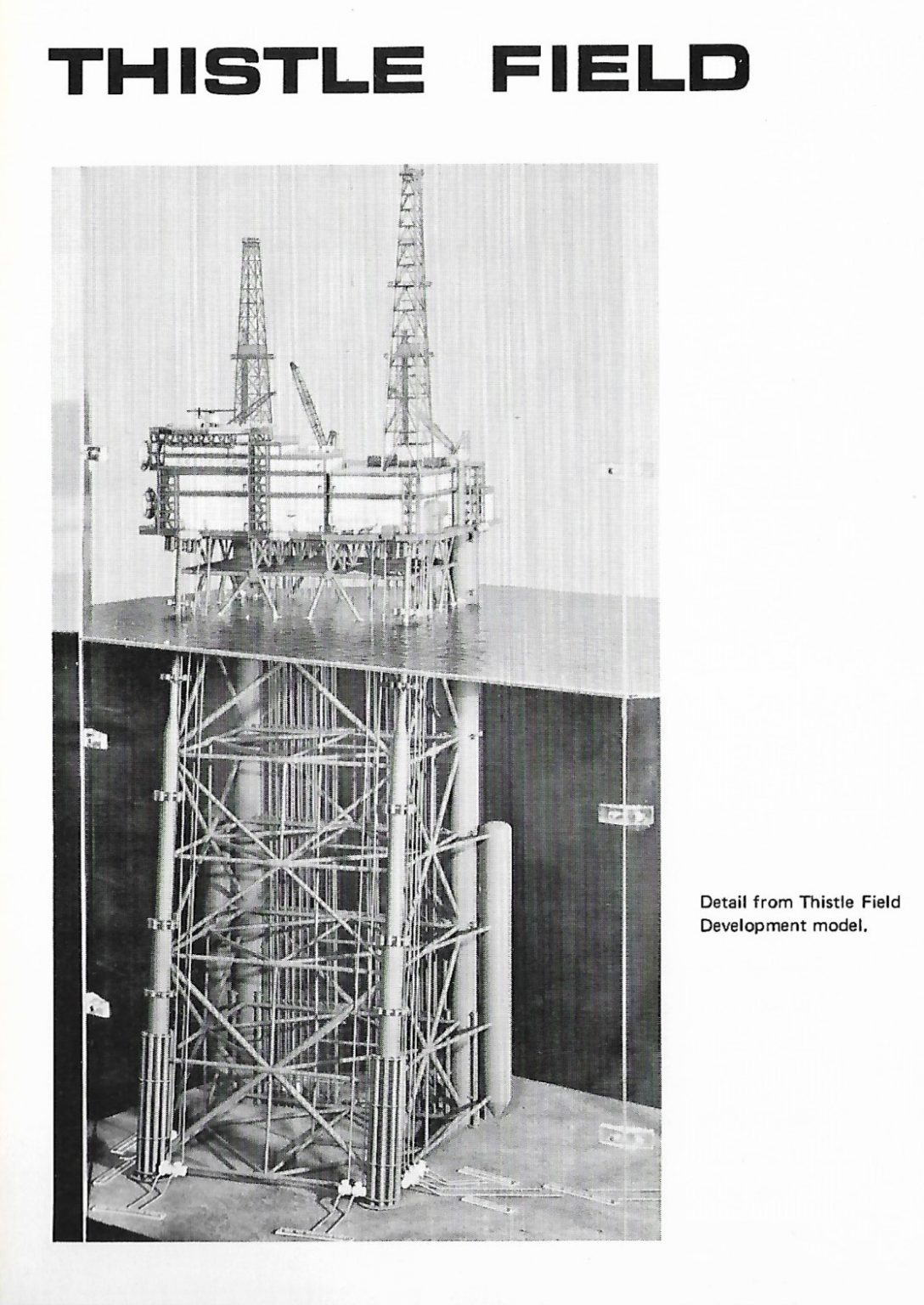 Thistle Oil Field Platform, North Sea, Scotland | Hensolt SEAONC Legacy ...