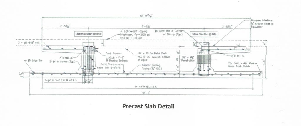 Precast Slab Detail | Hensolt SEAONC Legacy Project